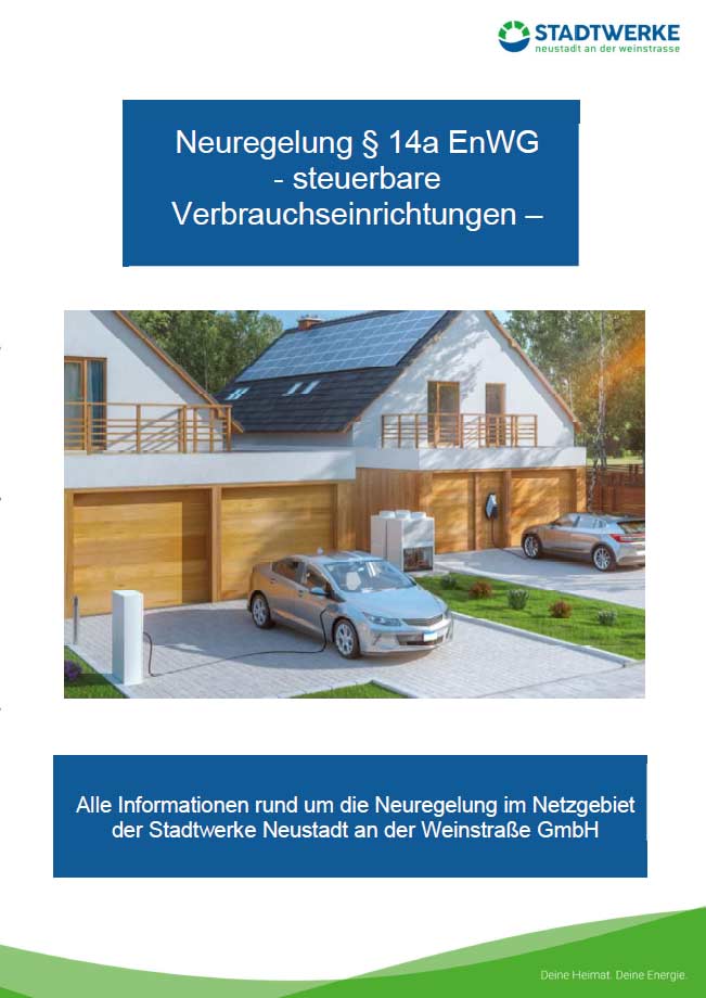 Neuregelung §14a EnWG - steuerbare Verbrauchseinrichtungen - Stadtwerke ...